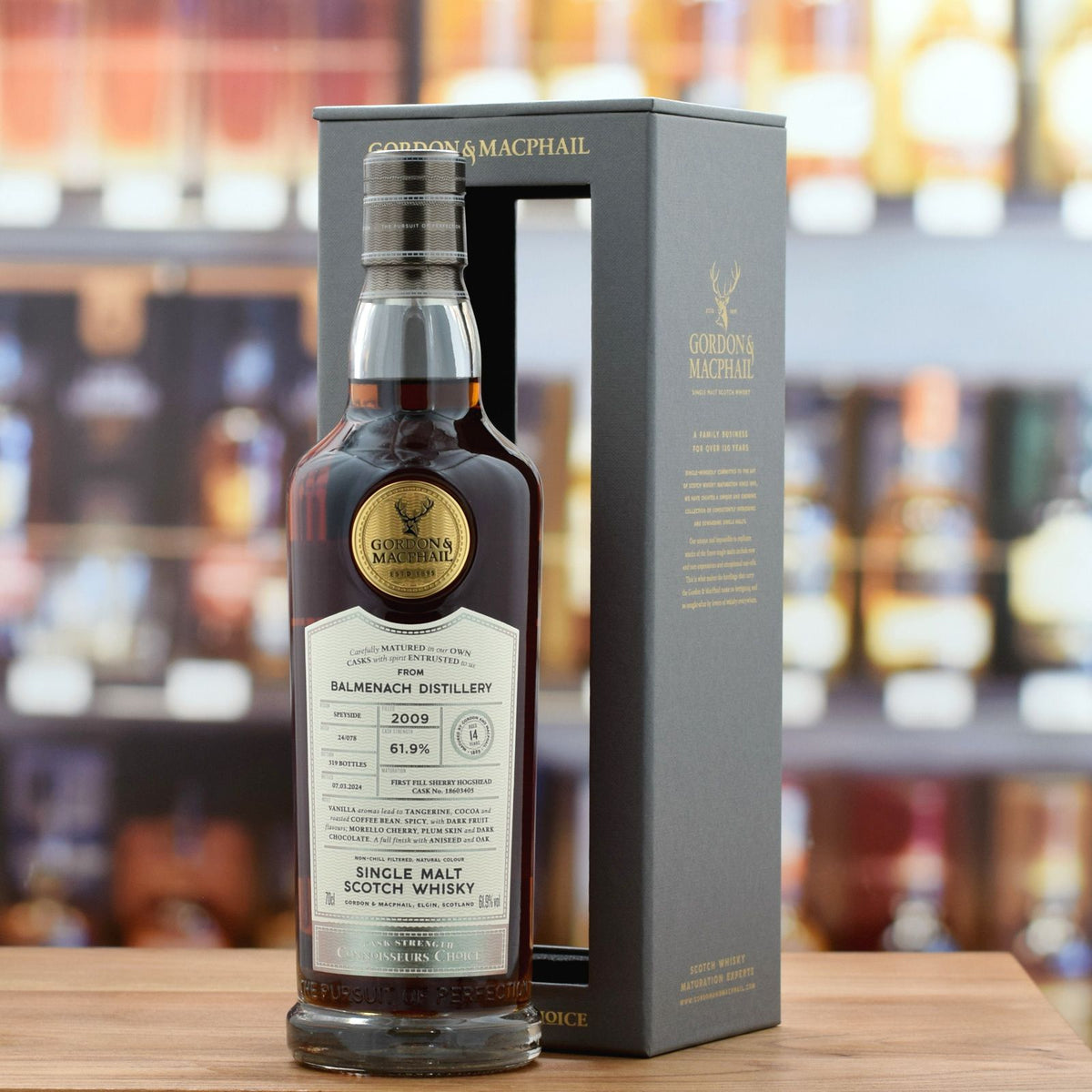 Balmenach 'Gordon & MacPhail' 2009 / 14 years old #24/078 61.9% ...